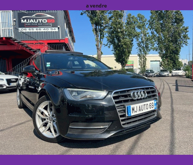 Audi Audi A3 - SPORTBACK 2L TDI 184cv S-LINE QUATTRO TOIT OUVRANT CUIR ...